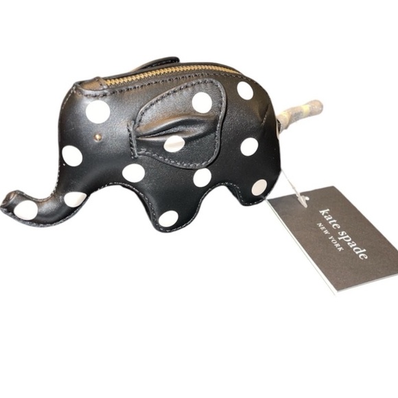 kate spade | Bags | Nwt Kate Spade Ellie Polka Dot Elephant Coin Case ...